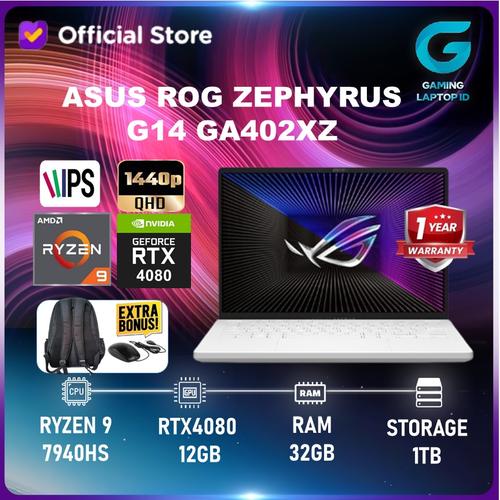 Promo ASUS ROG ZEPHYRUS G14 GA402XZ ANIMATRIX RYZEN 9 7940HS RTX4080 ...