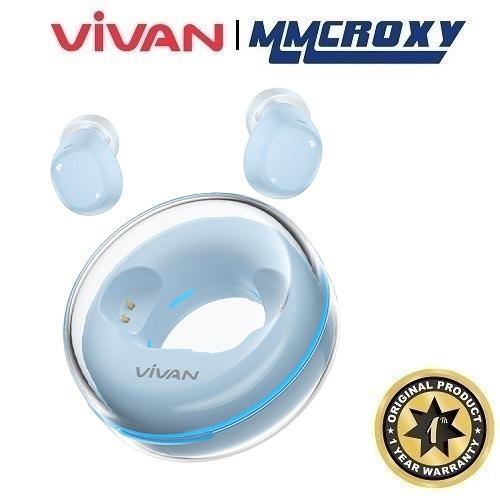 Promo Vivan Space Mini Earphone Bluetooth 5.4 Super Mini TWS Earbuds ...