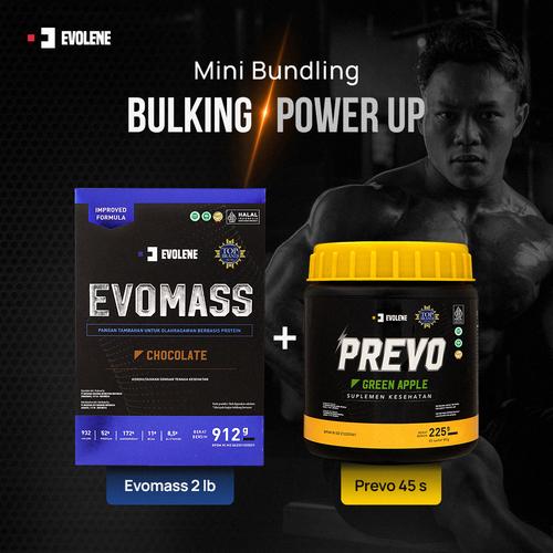 Promo Mini Bundling Bulking Power Up - Coklat Hazelnut, Prevo 45s Cicil ...