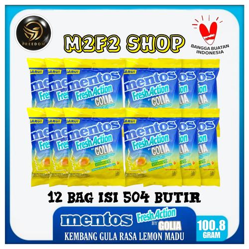 Jual Mentos Fresh Action By Golia Candy Bag | Permen Kembang Gula Rasa ...