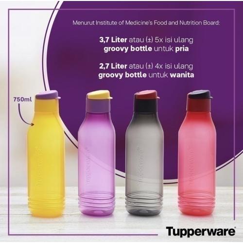 Jual Botol minum Tupperware Groovy 750 ml - Kuning-Tu2pUlir - Jakarta ...