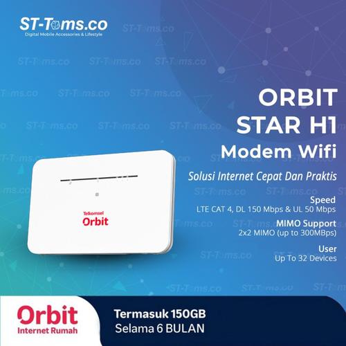 Promo Huawei B311 Telkomsel Orbit Star H1 Modem WiFi 4G High Speed 150GB Cicil 0% 3x - Jakarta ...
