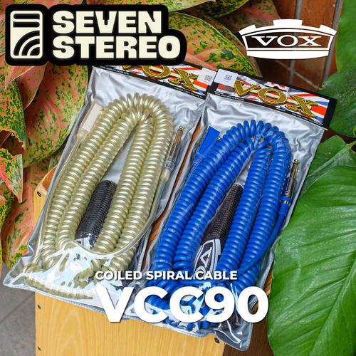 Jual VOX VCC90 Vintage Coiled Spiral Cable 9 Meter - Blue - Kota ...