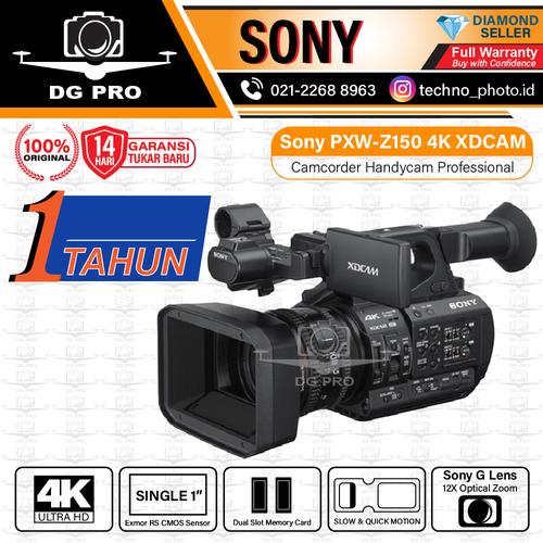 Jual Sony PXW-Z150 4K XDCAM Camcorder Handycam Professional Z 150 ...