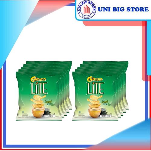 Jual Chitato Lite Seaweed 14 gr 10 Sachet Keripik Kentang Rumput Laut ...