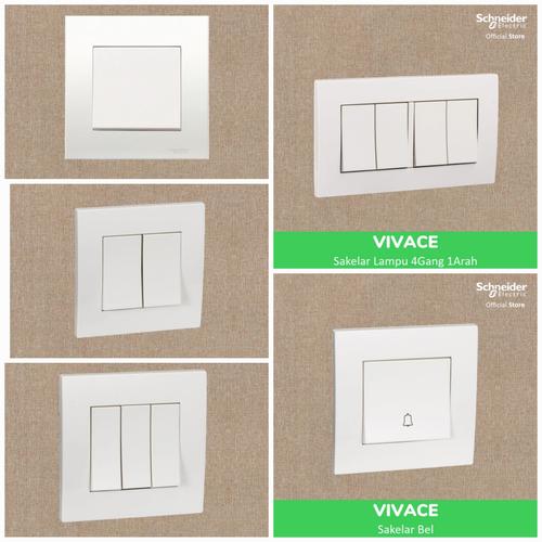 Jual Schneider Saklar Vivace Series 1G | 2G | 3G | 4G | SK Bell 1 Arah ...