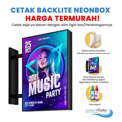 Jual Cetak Banner Spanduk Backlite Neonbox Bahan Neon Box Backlight ...