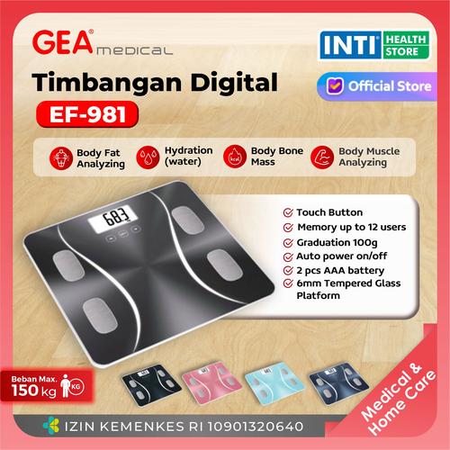 Promo GEA Medical | Electronic Personal Care EF-981 | Timbangan Digital ...