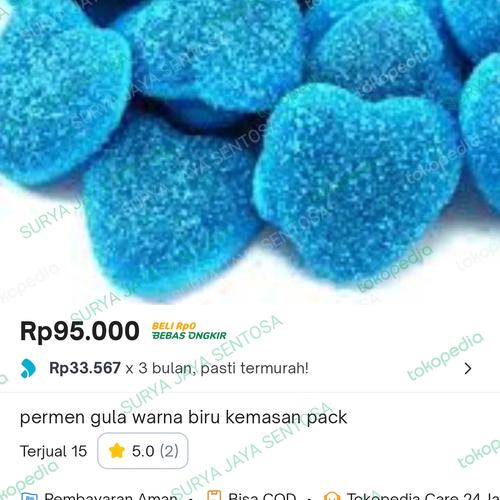 Jual permen biru gepeng isi empat - Kota Surabaya - General supply ...