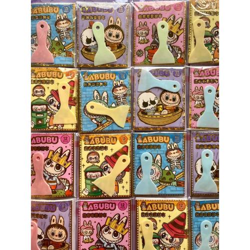 Promo Mainan Stiker Labubu (12lembar) Sticker Book Labubu Buku Stiker ...