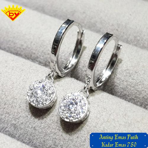 Jual Anting Emas Putih Kadar Emas 750 - Jakarta Pusat - TOKO MAS DYNA ...