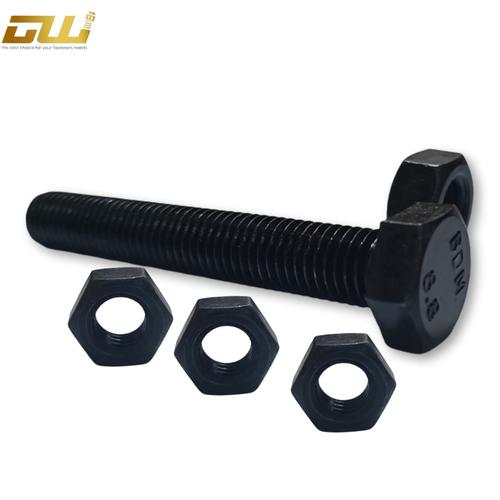 Jual Mur Baut Baja M12x40 / Hex Bolt + Nut Pitch 1,75 Kunci 19 / Grade ...
