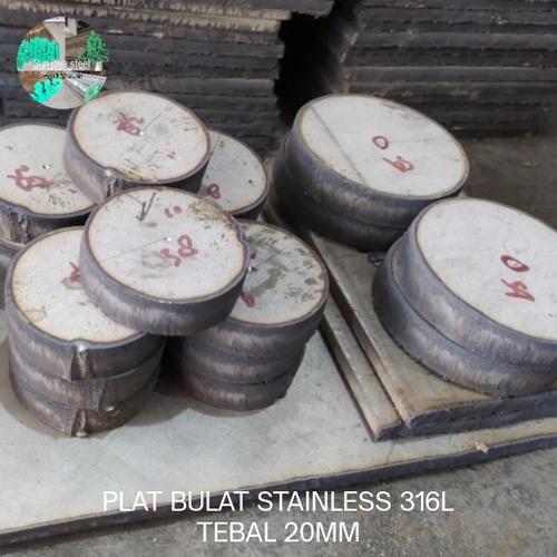 Jual PLAT BULAT STAINLESS 316L TEBAL 20MM X ∅140MM - Jakarta Barat ...