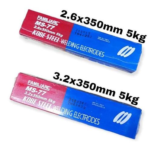 Jual Kawat Las Kobe MS-77 2.6mm dan 3.2mm Kemasan 5kg Welding ...