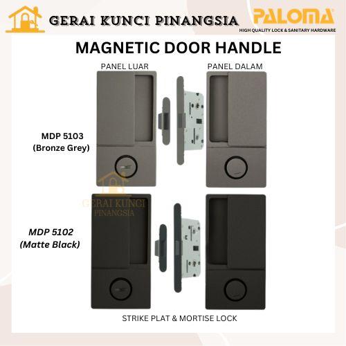 Jual PALOMA Handle Tanam Gagang Tarik Pintu Kamar Mandi Magnet Magnetic ...