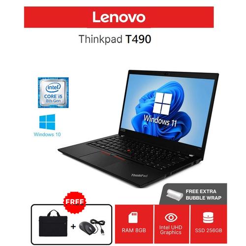 Promo Laptop Touchscreen Lenovo Thinkpad T490 Core I5 Gen 8 RAM 24GB ...