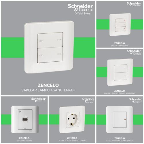 Jual Schneider Saklar Zencelo Series 1G | 2G | 3G | 4G | Stop Kontak ...