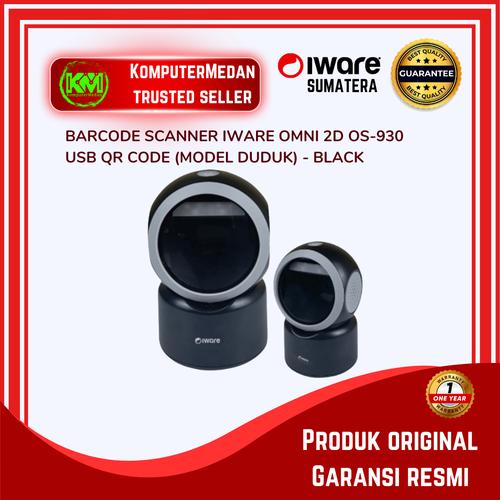 Jual BARCODE SCANNER IWARE OMNI 2D OS-930 USB QR CODE (MODEL DUDUK ...