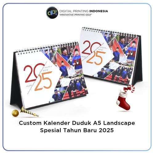 Jual Custom Desain Kalender Meja A5 Landscape Spesial Tahun Baru ...