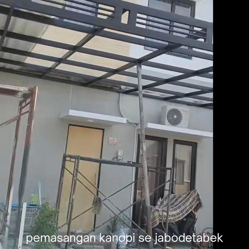 Jual kanopi rangka hollo dan atap alderon doble - Kab. Bogor - Taqi Grup | Tokopedia