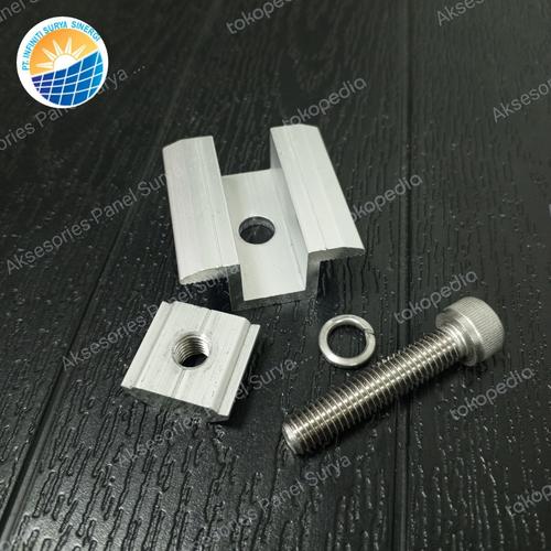 Jual U-Middle Clamp Uk 35mm / PV Rail / Panel Surya - Jakarta Pusat ...