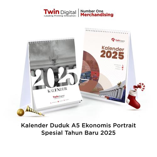 Jual Custom Desain Kalender Meja Duduk A5 Potrait Ekonomis Spesial ...