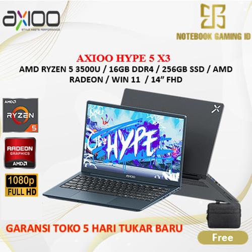 Promo AXIOO HYPE 5 AMD X3 RYZEN 5 3500 16GB 256GB W11 14.0FHD IPS ...