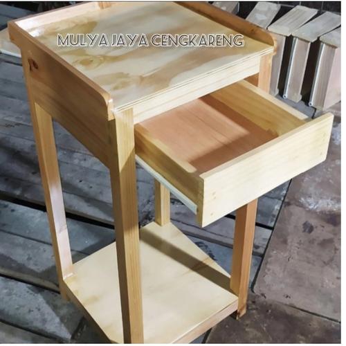 Jual MEJA DISPENSER LACI KAYU 40X40X80 NATURAL, FULL WALNUT DAN FULL ...