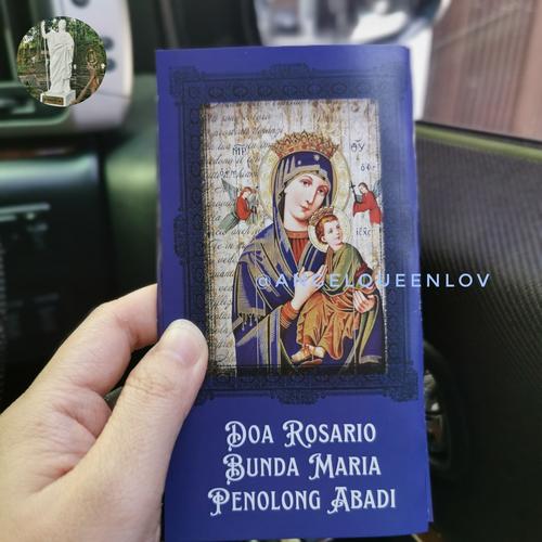Jual Lembar Doa Rosario Bunda Maria Penolong Abadi / Doa Rosario Bunda ...