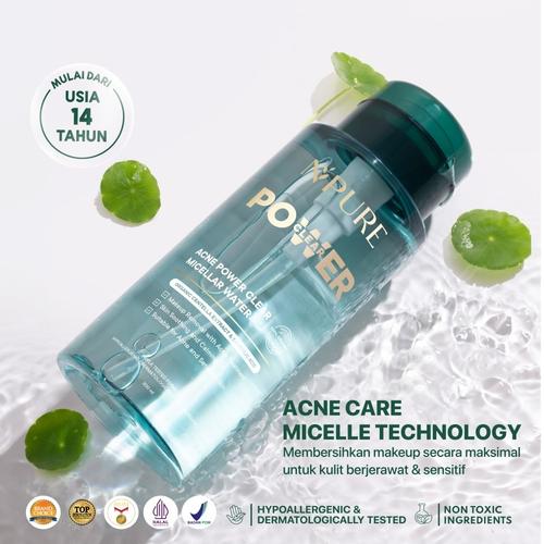 Jual NPURE Acne Power Clear MIcellar Water Make Up Remover Pembersih ...