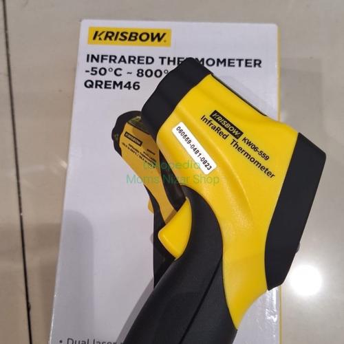 Jual Thermometer infrared dual laser Krisbow -50 s/s 800°C bergaransi ...