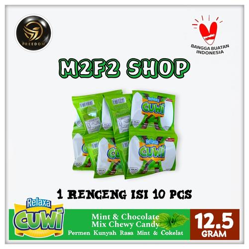 Jual Relaxa Cuwi Mint & Chocolate Mix Chewy Candy | Permen Kunyah Rasa ...