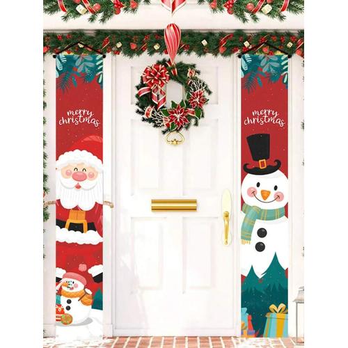 Jual Banner Pintu Spanduk Natal Untuk Samping Pintu Ornamen Natal ...