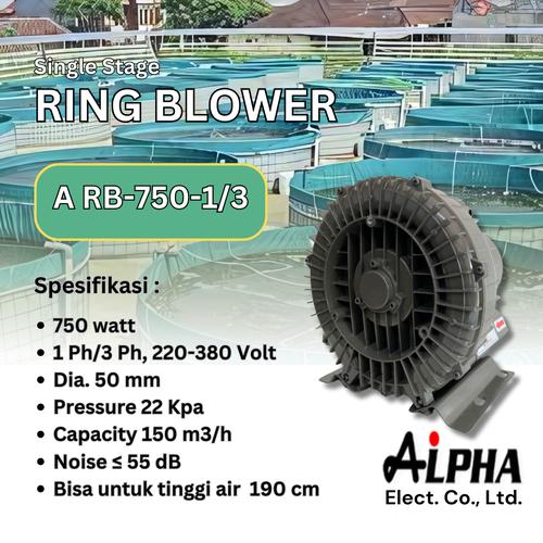 Jual ALPHA RING BLOWER 750 Watt, 1 HP 220Volt - Blower Kolam Ikan - 1 ...