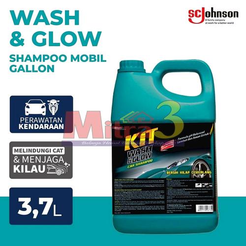 Jual KIT Wash & Glow Car Shampoo 3.7L Gallon / Sabun Sampo Cuci Mobil ...