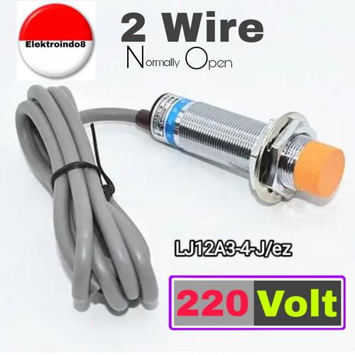 Jual sensor proximity induktif 220v NO 2kabel 12mm deteksi logam - Kota ...