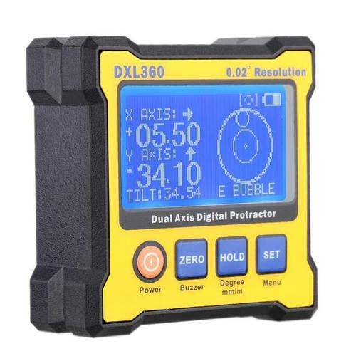 Jual DXL360 High accuracy Dual Axis Digital Angle Protractor Angle ...