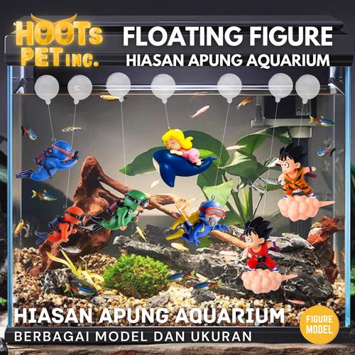 Jual Miniatur Ornamen Aquarium Hiasan Penyelam Floating Akuarium ...