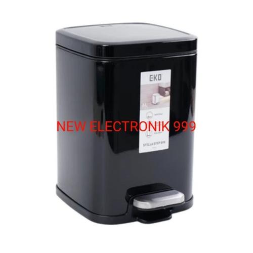 Jual EKO PEDAL BIN STELLA 6L BLACK PL Eko Tempat Sampah Pedal Stella Hitam 6 Ltr - Jakarta Barat ...