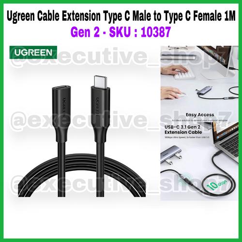 Jual Ugreen Cable Extension Type C Male to Type C Female 1M - Gen 2 ...