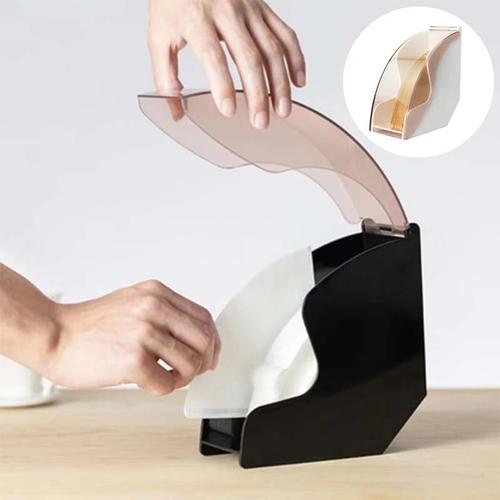 Jual Kotak Penyimpanan Kertas Saring Kopi V60 Tempat Box Fan Shaped ...