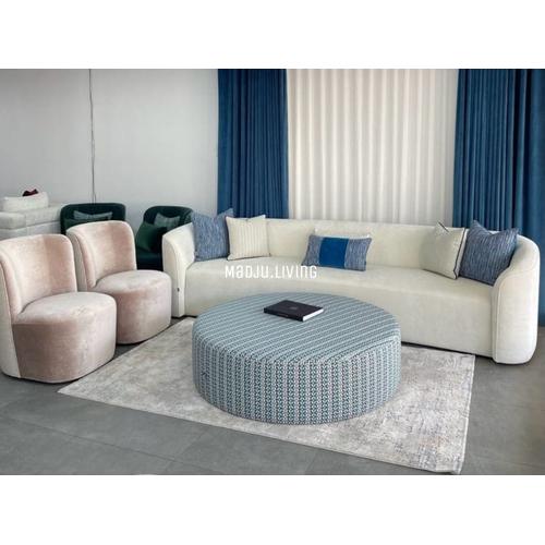 Jual sofa set minimalis modern / sofa tamu / sofa curved model terbaru ...
