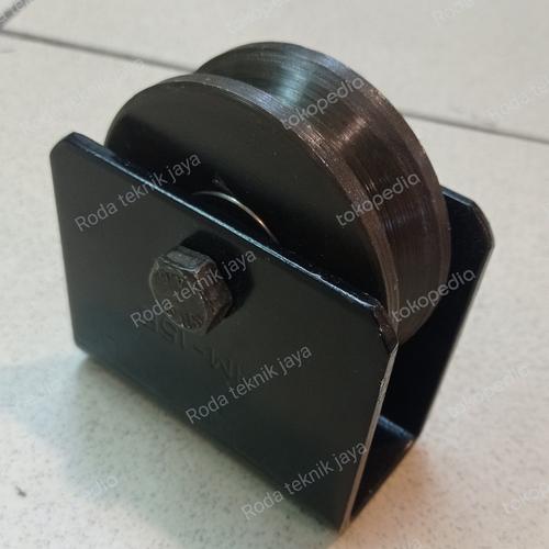 Jual Roda pintu gerbang /roda pagar/roda pagar besi 3 inchi ( rel siku ...