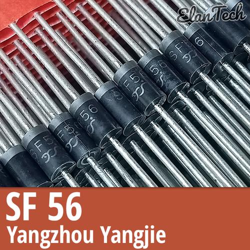 Jual SF56 Diode 5A 400V Super Fast Recovery Rectifier Original SF 56 ...