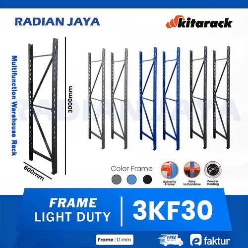 Promo KITARACK Frame Rak Gudang Besi 300Kg Tinggi 3 Meter - Frame ...