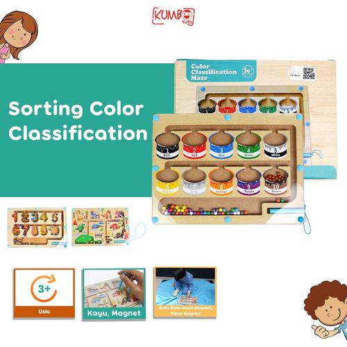 Promo Mainan Edukasi Anak Sorting Color Classification Maze Magnet ...