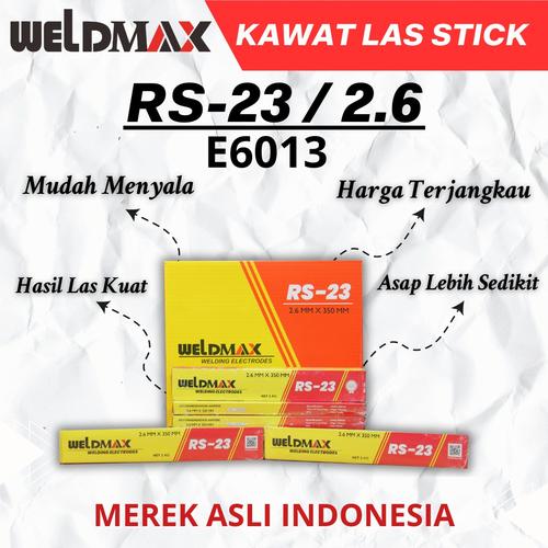 Jual Kawat Las Electrode Weldmax RS23 AWS6013 2,6mm - Jakarta Utara - TSS Teknik | Tokopedia
