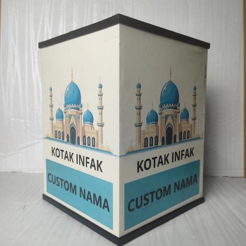 Promo Celengan Kunci Target Kotak Amal Infaq Custom Nama Motif Masjid ...