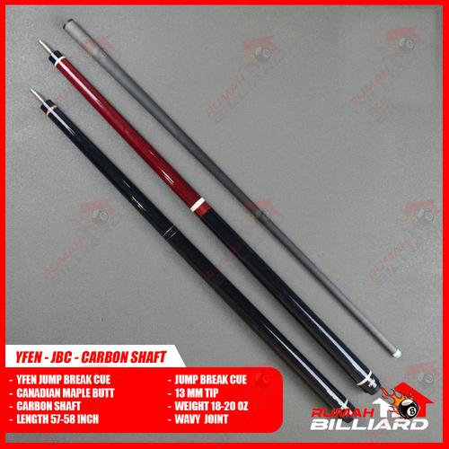 Jual Stick Billiard - Billiard Cue - YFEN Jump Break Cue - Carbon Shaft ...