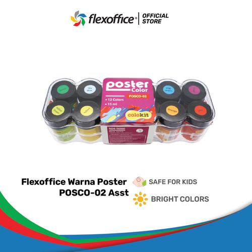 Promo FlexOffice Warna Poster POSCO-02 Asst 12 Pcs/Set - Kota Depok ...